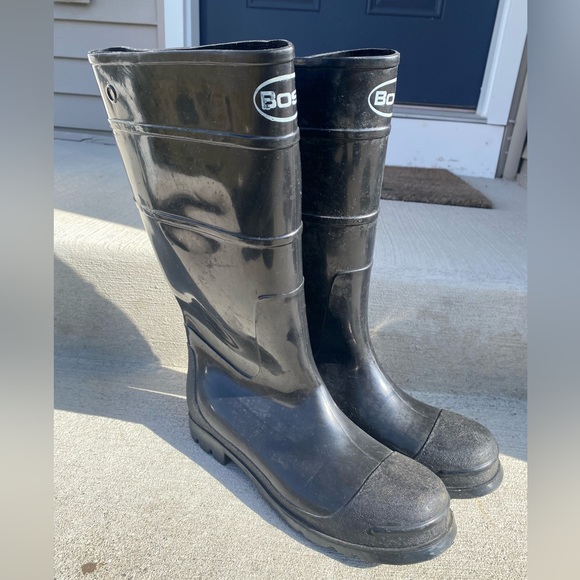Boss | Shoes | Boss Mens Black Rubber Boot | Poshmark